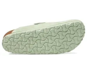 BIRKENSTOCK Boston Soft Footbed Suede Clogs - Green