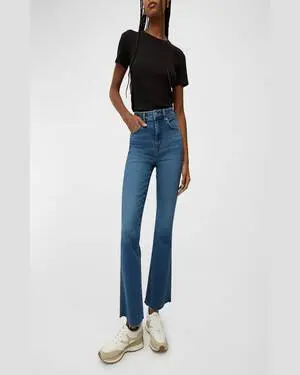 Veronica Beard Carson Ankle Flare Jeans