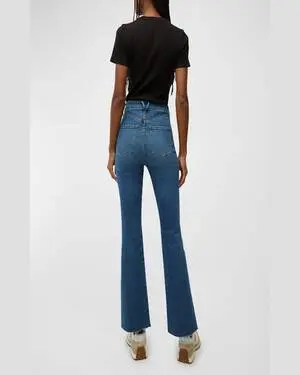 Veronica Beard Carson Ankle Flare Jeans
