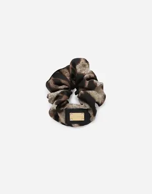 Dolce & Gabbana Leopard-print Viscose Scrunchie - Animal Print