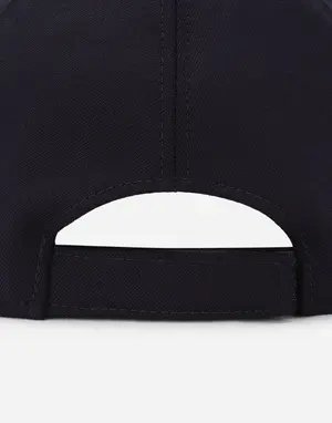 Dolce & Gabbana Gabardine Baseball Cap With Logo Tag