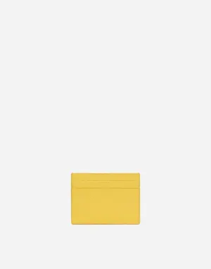 Dolce & Gabbana Dauphine Calfskin Card Holder - Yellow