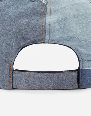 Dolce & Gabbana Denim Baseball Cap With Logo Tag