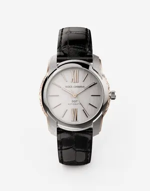 Dolce & Gabbana Dg7 Gattopardo Strap Watch - Silver