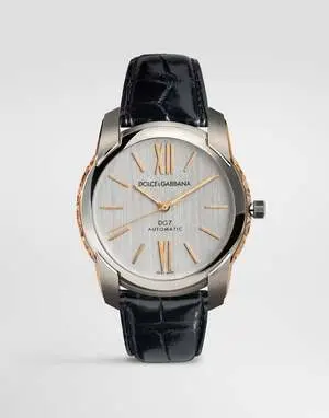 Dolce & Gabbana Dg7 Gattopardo Strap Watch - Silver
