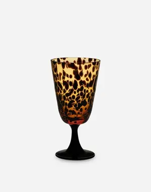 Dolce & Gabbana Hand-blown Murano Wine Glass - Multicolor