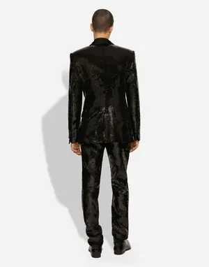 Dolce & Gabbana Sequined Single-breasted Sicilia-fit Tuxedo Suit
