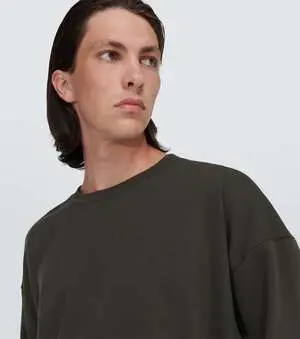THE ROW Ezan Cotton Sweatshirt