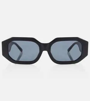 Attico X Linda Farrow Blake Rectangular Sunglasses - Black