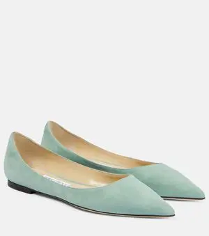 Jimmy Choo Almond Toe Flats For Women