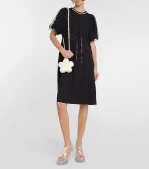 Simone Rocha Embellished Midi Dress
