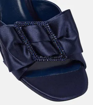 Rene Caovilla Bow-detail Embellished Pumps