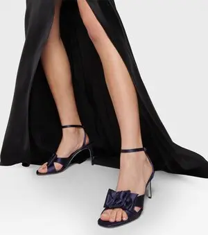Rene Caovilla Bow-detail Embellished Pumps