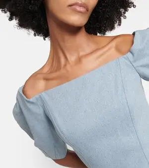 Gabriela Hearst Ellen Off-shoulder Top