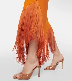 Amina Muaddi Alexa Pvc Mules