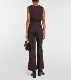 SIR. Guillaume Pinstripe Trousers - Brown