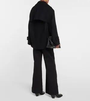 Victoria Beckham Wool-blend Pea Coat