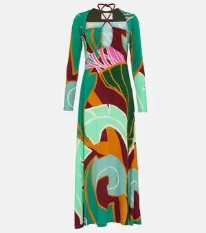 Johanna Ortiz Printed Maxi Dress
