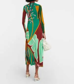Johanna Ortiz Printed Maxi Dress