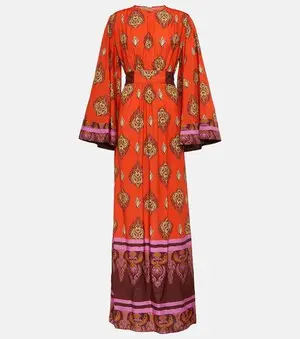 Johanna Ortiz Printed Kaftan - Orange