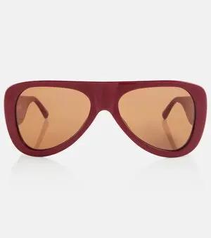 Attico X Linda Farrow Edie Aviator Sunglasses
