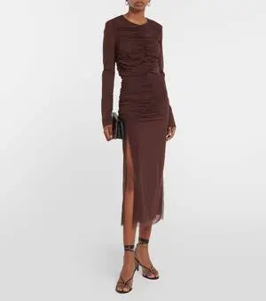 SIR. Jacques Gathered Mesh Top