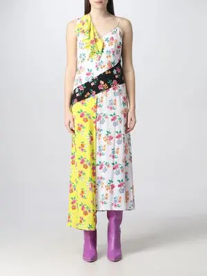 MSGM Dress In Viscose - White
