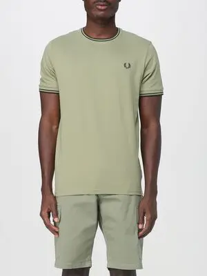 Fred Perry T-shirt Men Bottle Green