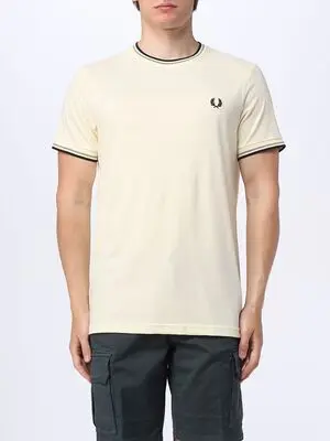 Fred Perry T-shirt Men Cream