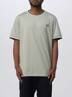 Fred Perry T-shirt Men Grey 1