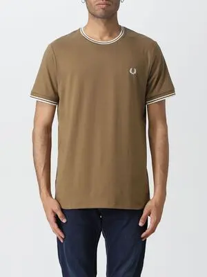 Fred Perry T-shirt Men Grey