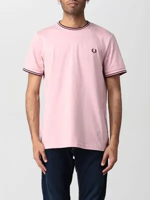 Fred Perry T-shirt Men Pink