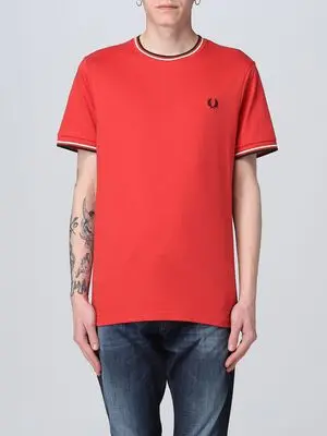 Fred Perry T-shirt Men Red