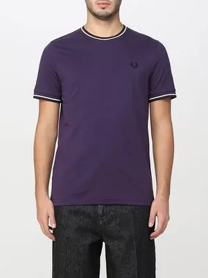 Fred Perry T-shirt Men Violet