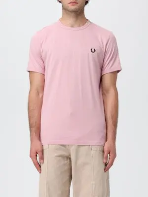 Fred Perry T-shirt Men Pink