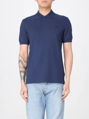 Fred Perry Polo Shirt Men Blue