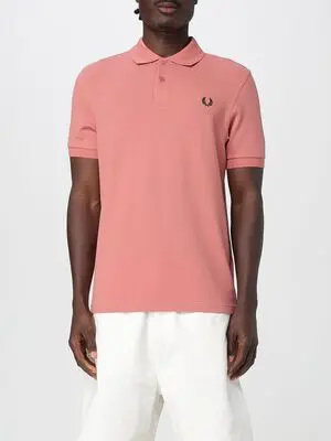 Fred Perry Polo Shirt Men Brick Red