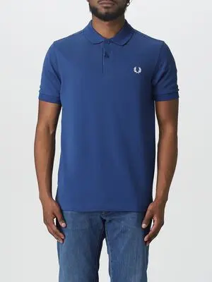 Fred Perry Polo Shirt Men Cobalt