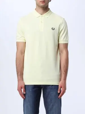 Fred Perry Polo Shirt Men Lemon