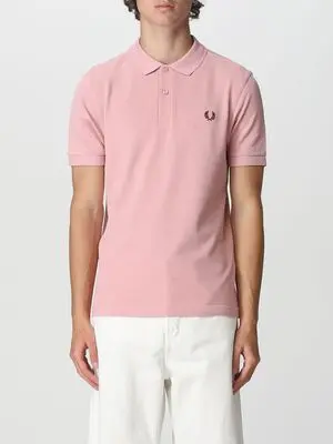 Fred Perry Polo Shirt Men Pink