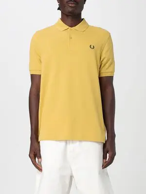 Fred Perry Polo Shirt Men Yellow