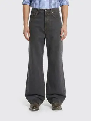 GOLDEN GOOSE Wide Leg Jeans - Black
