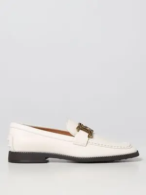 TOD'S Double T" Loafer - Yellow Cream