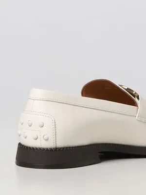 TOD'S Double T" Loafer - Yellow Cream