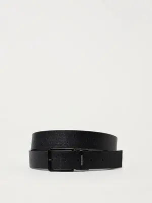 Armani Exchange Armani Exchange Embossed Logo Belt Blue