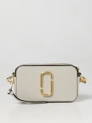 Marc Jacobs Marc Jacobs The Snapshot Bag In Saffiano Leather Sand