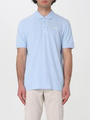 Hugo Polo Shirt Men Gnawed Blue