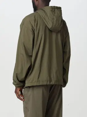 DIESEL® Nylon Bomber Jacket With Drawstring Hood