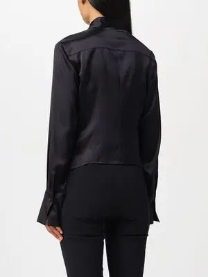 Pinko Button-up Shirt With Classic Collar - Black