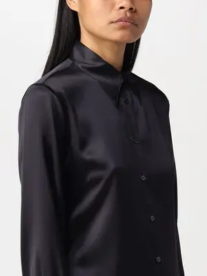 Pinko Button-up Shirt With Classic Collar - Black